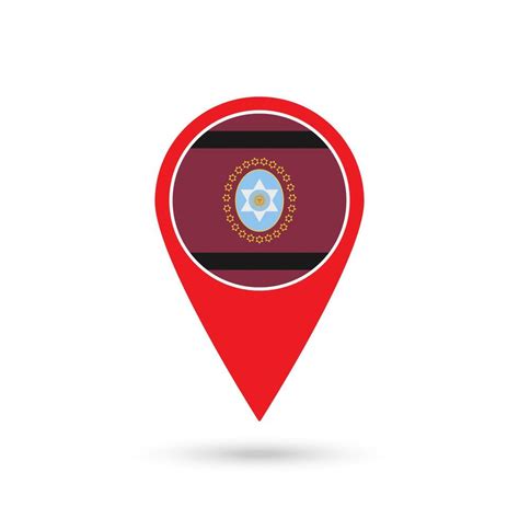Map Pointer With Salta Flag Vector Illustration 22924333 Vector Art