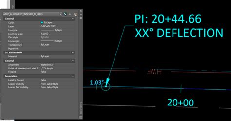 Solved Alignment Label Deflection Autodesk Community