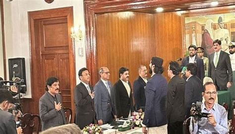 12 Member Sindh Cabinet Sworn In Daily Ausaf