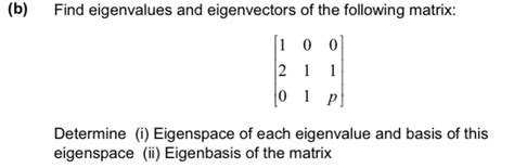 answered b find eigenvalues and eigenvectors… bartleby