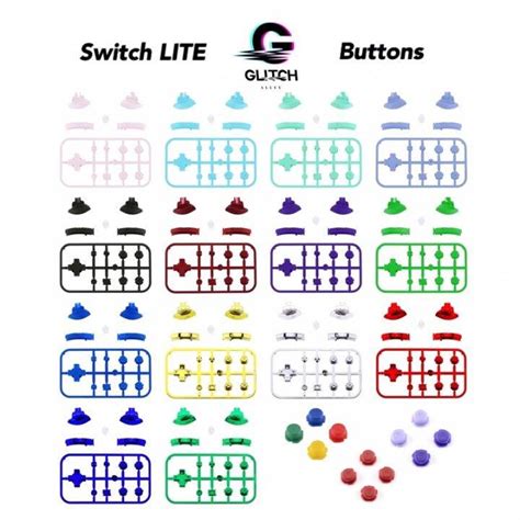 Colored Replacement Buttons For Nintendo Switch Lite 4 In 1 14 In 1