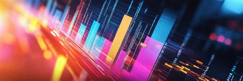 Colorful Bar Charts And Financial Analytics Create A Vibrant Business