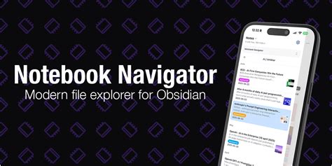 Github Johansannotebook Navigator Replace The Default File Explorer In Obsidian With A Clean
