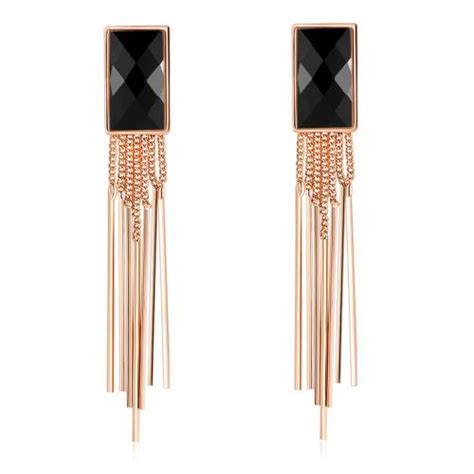 Buy Jewels Galaxy Black Luxuria Gold Plated Tasselled Handcrafted