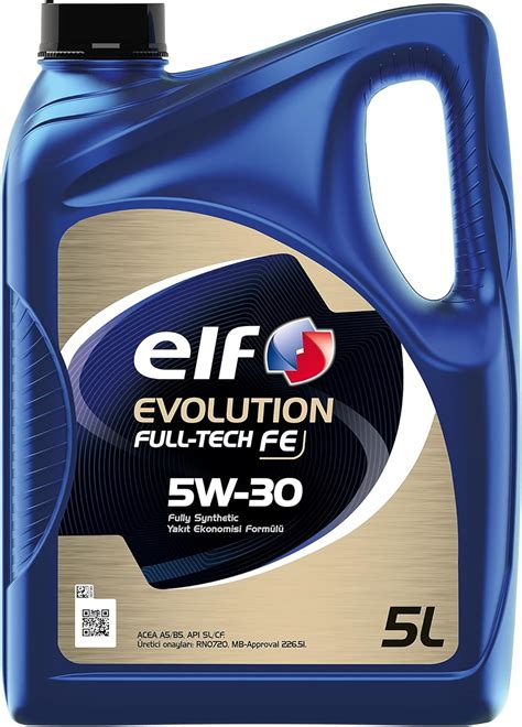ELF - 5W30 Engine Oil - Evolution Full-Tech FE - ACEA C4 - Low SAPS ...