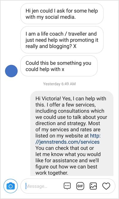 How To Use Instagram Quick Replies For Direct Messages Social Media