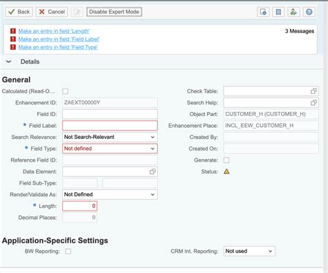 Search And Maintain Customer Extension Fields From Sap Community
