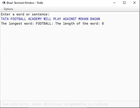 Online With Tridib Write A Program In Java To Enter A Stringsentence