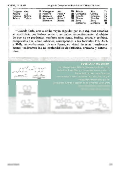 SOLUTION Infograf A Compuestos Polic Clicos Y Heteroc Clicos Studypool