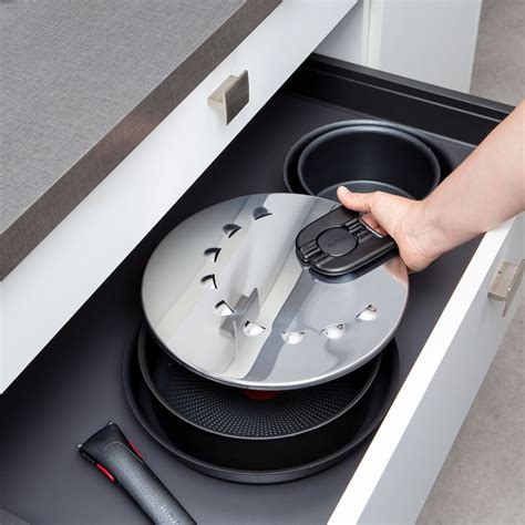 Tefal Universaldeckel »Tefal L98298 Ingenio«, (1 tlg.), 20-28 cm, mit ...