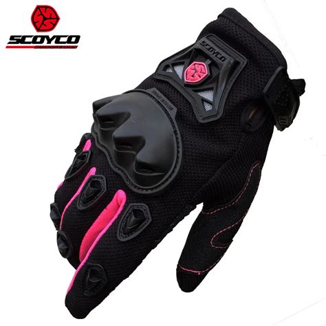 Scoyco Women Motorcycle Gloves Breathable Motocross Racing Glove