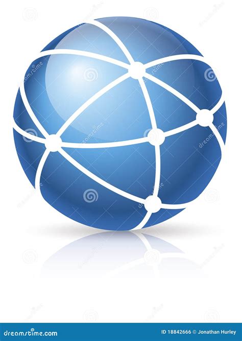 World Wide Web Icon Stock Vector Illustration Of Globe 18842666