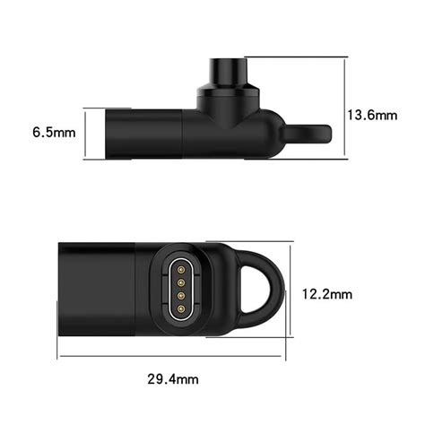L Shape Micro Usb Adapter Charging Connector For Garmin Watch