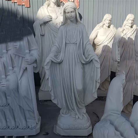 Virgin Mary Marble Statue Height 1 8m Salestatue