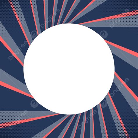 Comic Style Vector PNG Images, Comic Style Transparent Radial Frame, Border Transparent, Comic ...