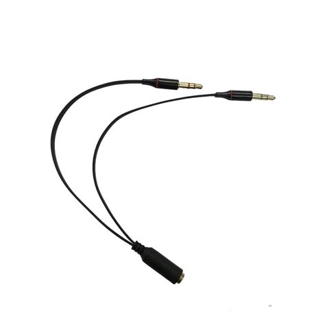 Microfone Lapela Celular Com Cabo Adaptador P3 E Cabo Audio Extensor