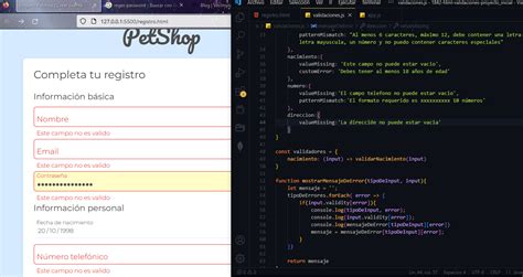 Avances Validaci N De Formularios Js En La Web Validaci N De