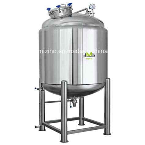 China 100L Stainless Steel Jacket Vessel Mixing Tank China Mixing