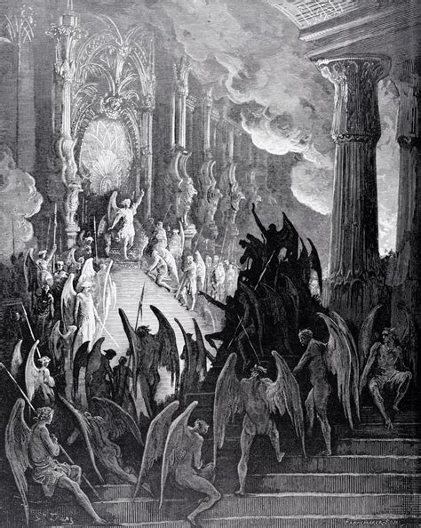 Satan In Council From Book I Of Paradise Lost By John Milton