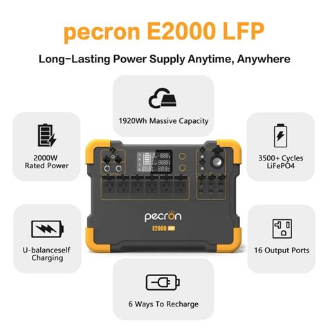 Pecron E2000lfp 230v Expandable Portable Power Station Eu 52 Off