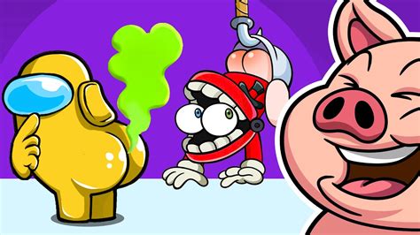 Mini Crewmate Vs Poppy Playtime Chapter 3 Funny Among Us Animations