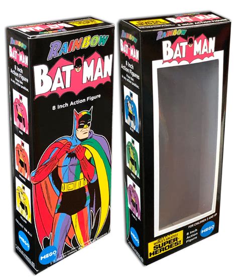 Mego Box Batman Rainbow The Toyroom Repro And Custom Packaging