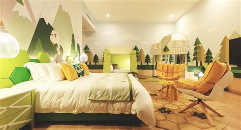 亲子酒店设计效果图施工图小倩 站酷zcool