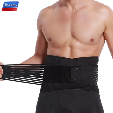 Neoprene Lumbar Lower Back Support Belt Brace Posture Sciatica Spine
