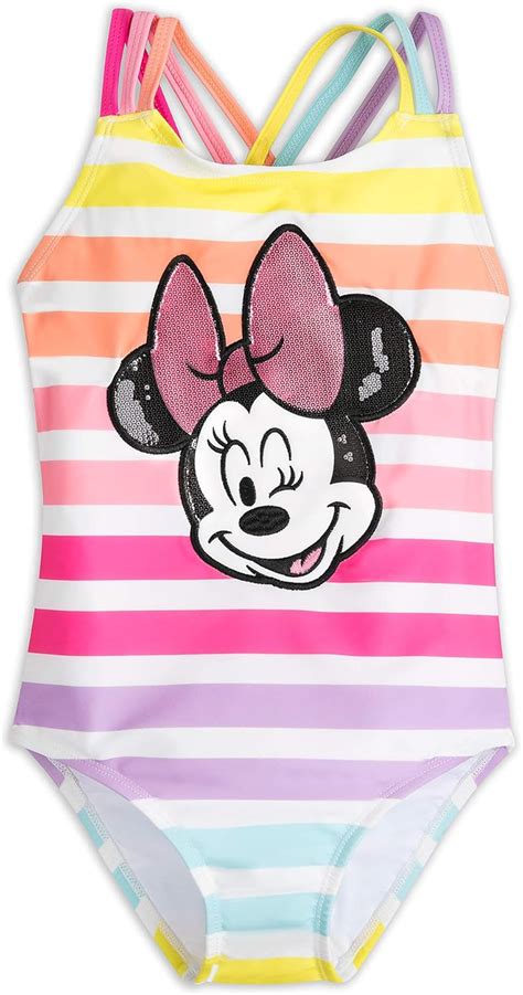 Disney Minnie Mouse Swimsuit For Girls Amazonca Clothing And Accessories