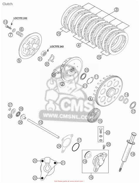 Ktm 450 Sxs Racing Europe 2003 Clutch Buy Original Clutch Spares Online