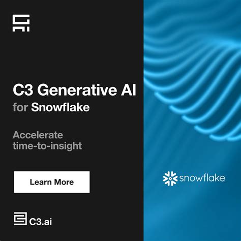 c3 ai on linkedin generative ai for snowflake