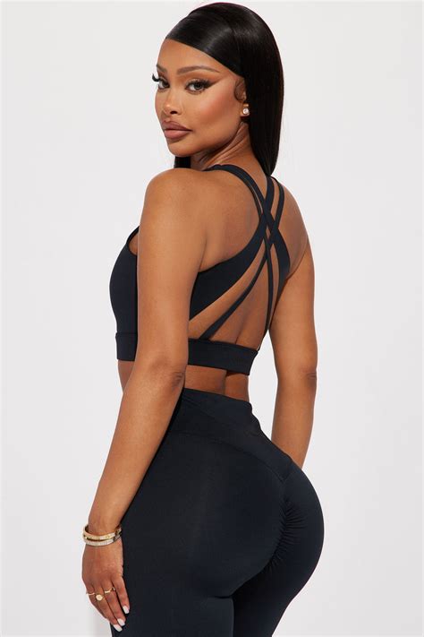 High Power Elevate Sports Bra Black Fashion Nova Nova Sport