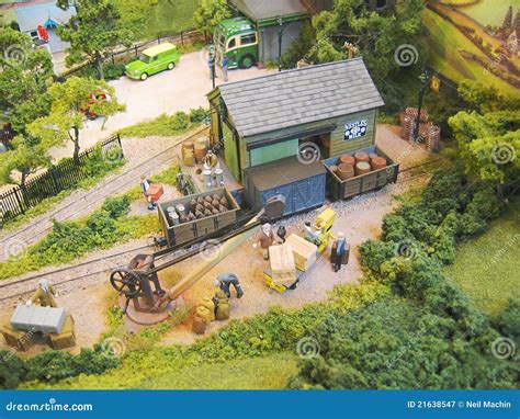 Narrow Gauge Steam Locomotive Editorial Photo
