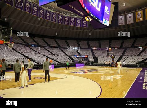 The Stands Are Prepared For A White Out Night Prior To The Start Of A