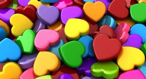 Colorful Heart Wallpaper Designs