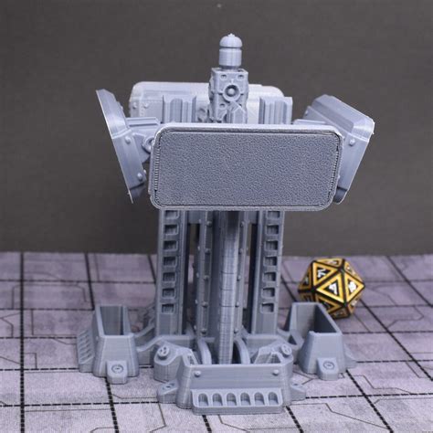Cyberpunk Terrain Screen Array For Dnd Terrain And Tabletop Terrain