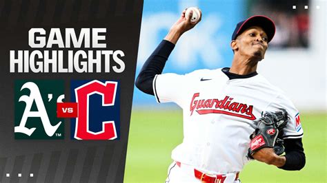 Athletics Vs Guardians Highlights 04192024 Cleveland Guardians
