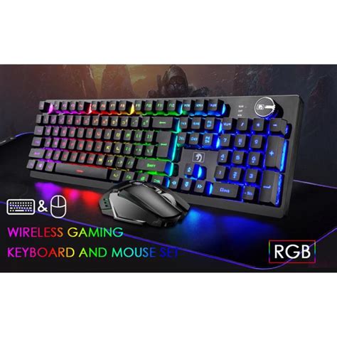 Mamba Gaming Combo Rcb Keyboard And Mouse Wirless Rechargable Daraz Pk