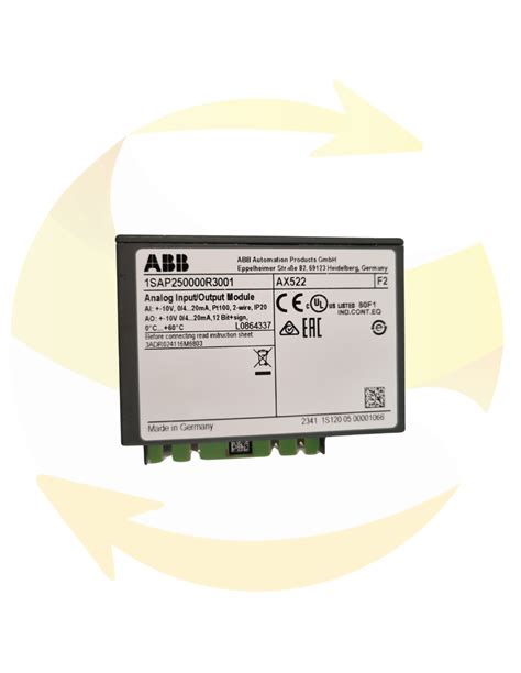 Ax522 1sap250000r3001 I O Module Abb Sei