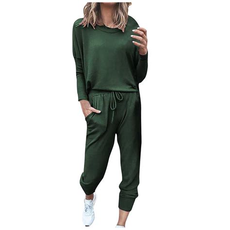 Gakvbuo Lounge Sets For Women 2 Piece Outfits Tracksuits With Pockets