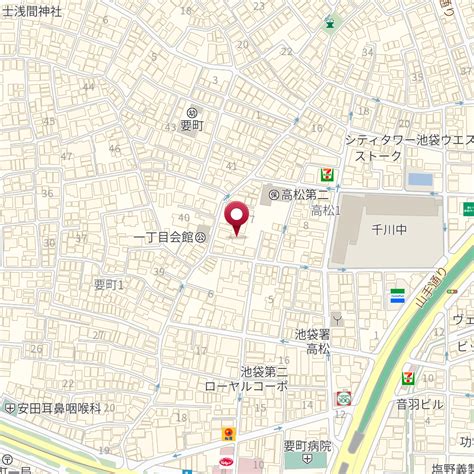 東京都豊島区高松1－7－6 の地図 Mapfan