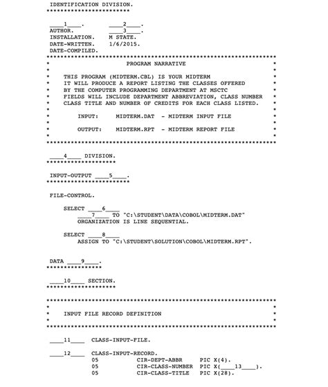 Identification Division Author 1⋅ Installation