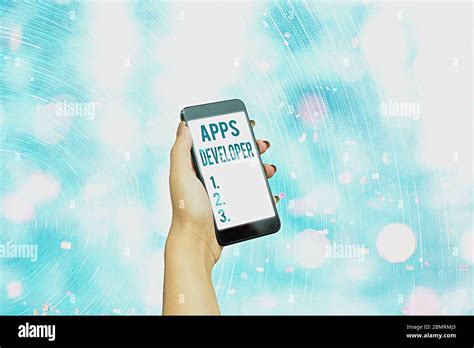 Conceptual Hand Writing Showing Apps Developer Concept Meaning Graphic Artist Software