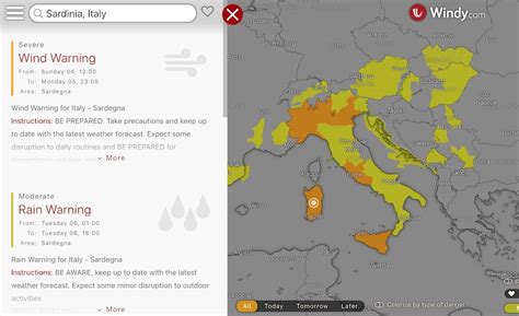 Windy Is Experimenting With Cap Alerts Weather Warnings Windy Community