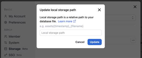 Local Storage Memos