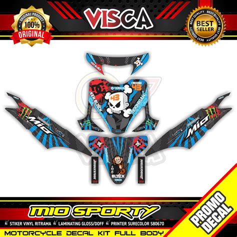 Jual Decal Mio Sporty Full Body Stiker Mio Sporty Full Body Racing Ken