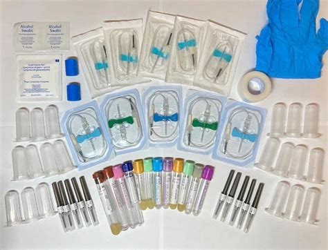 Phlebotomy Practice Kit Butterfly Needle Order Of Draw Phlebotomy Study