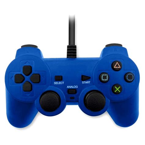 Control Mando Playstation 2 Azul Fuzer