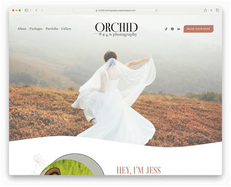 Best Squarespace Wedding Photographer Templates Colorlib