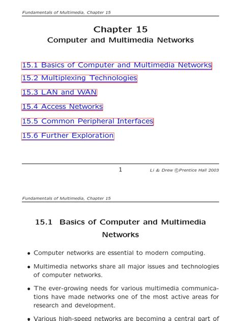 Chapter 15 Computer And Multimedia Networks Pdf Asynchronous